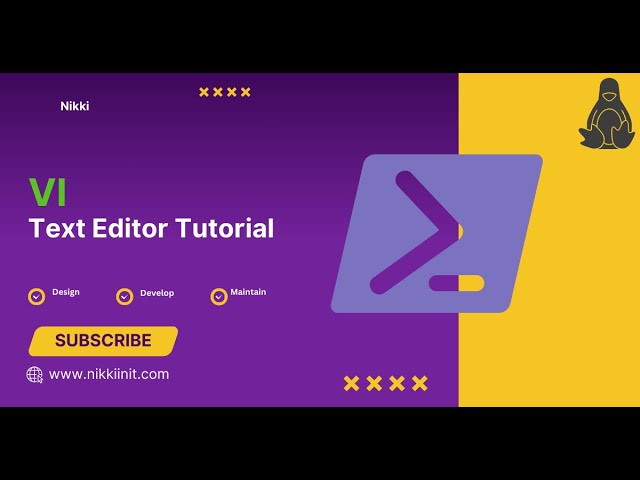 Vi Text Editor Tutorial Unix Linux Youtube