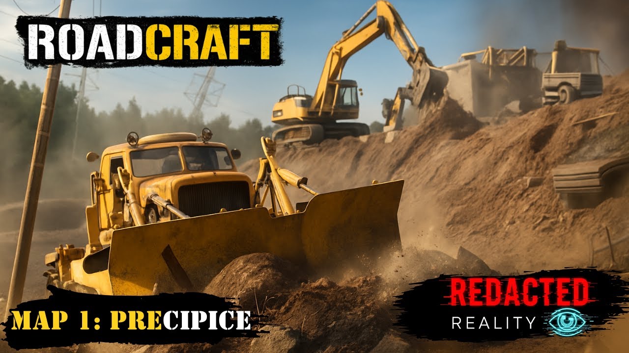 RoadCraft – Map 1: Precipice Full Gameplay | Road Building & Off-Road ...