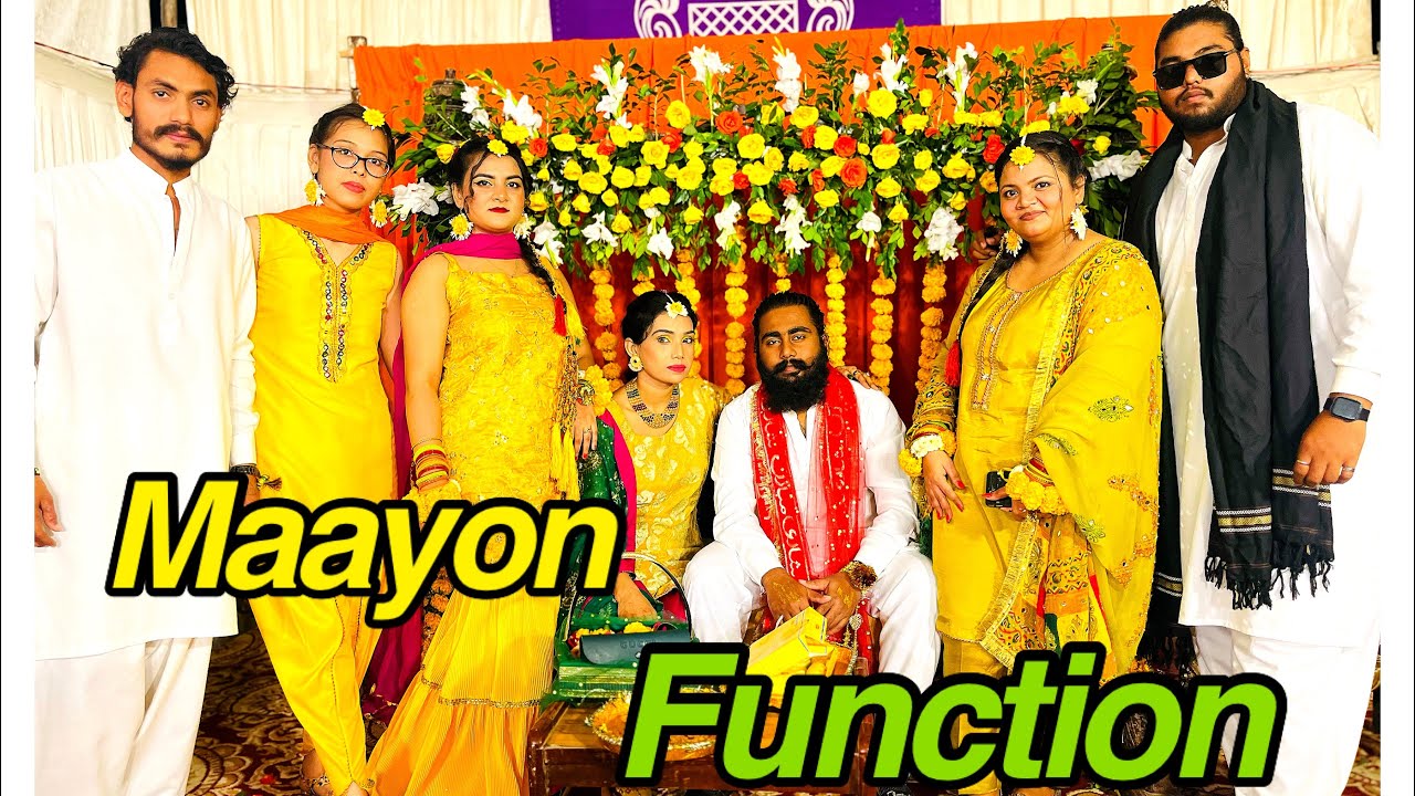 Maayon Function💥 | Cousin ki Maayon, Bhabi kay ghar bhi gaye rasam ...