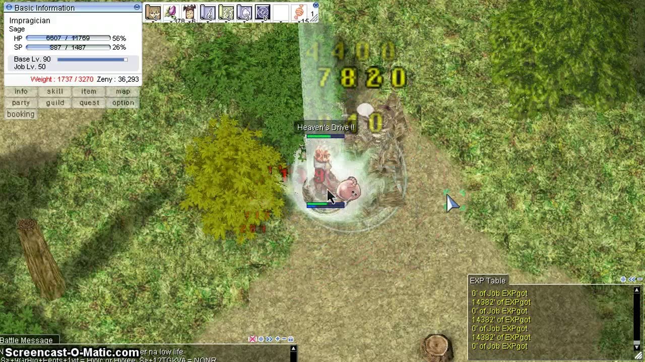 Ragnarok Online - Sage Autocast Leveling - YouTube