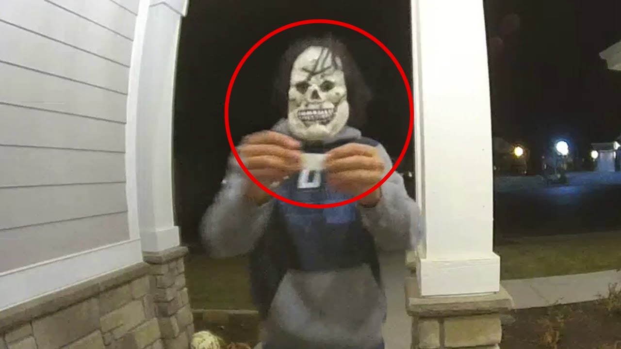 Top 10 Disturbing Moments Caught On Doorbell Camera Part 5 Youtube