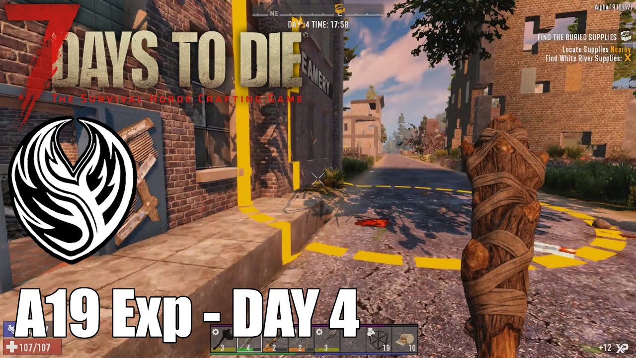 7DTD Alpha 19 exp | Day 4 - Digging The Quests - YouTube