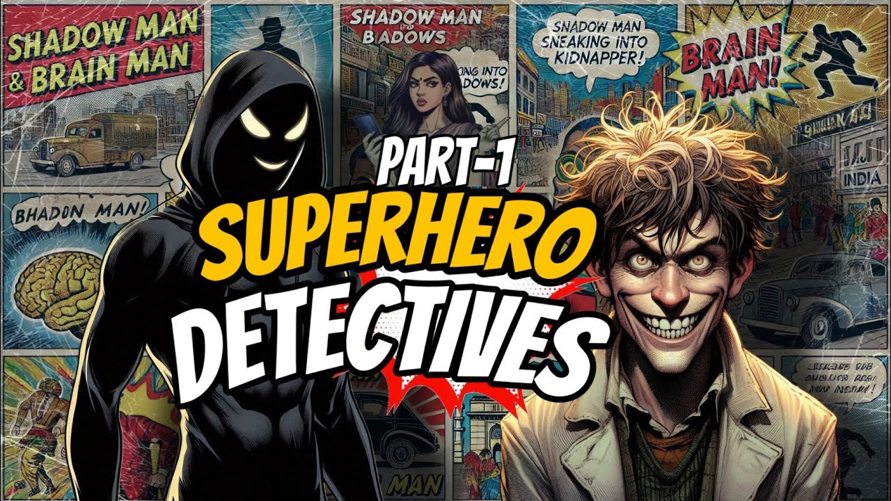 PART 1-Shadow Man & Brain Man:India’s Funniest Superhero Detectives ...