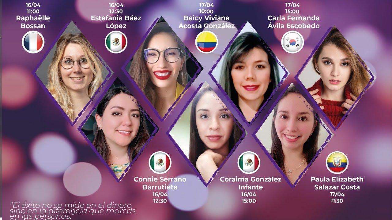 Foro Internacional Experiencias 2021: "Mujeres Exitosas" Estefania Baez ...