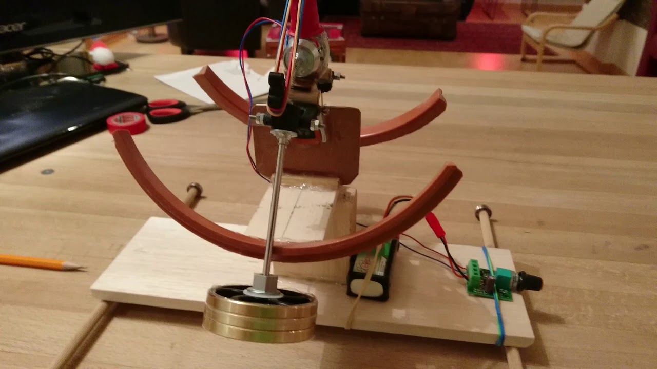 inertial propulsion with gyroscope part 10 - YouTube