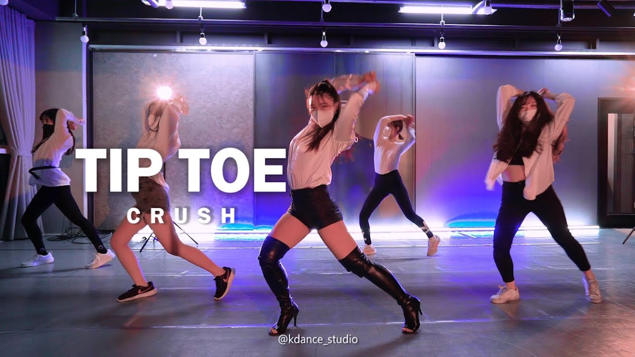 비기너 K-POP&걸스힙합｜Crush - Tip Toe (with 이하이))｜NIYYA CHOREOGRAPHY - YouTube