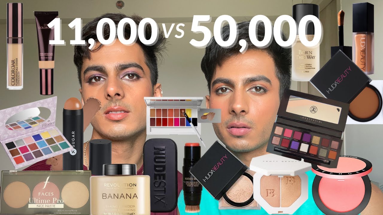 Affordable VS Expensive Makeup|| DIOR||COLORBAR||MARIO||HUDA||SUGAR ...