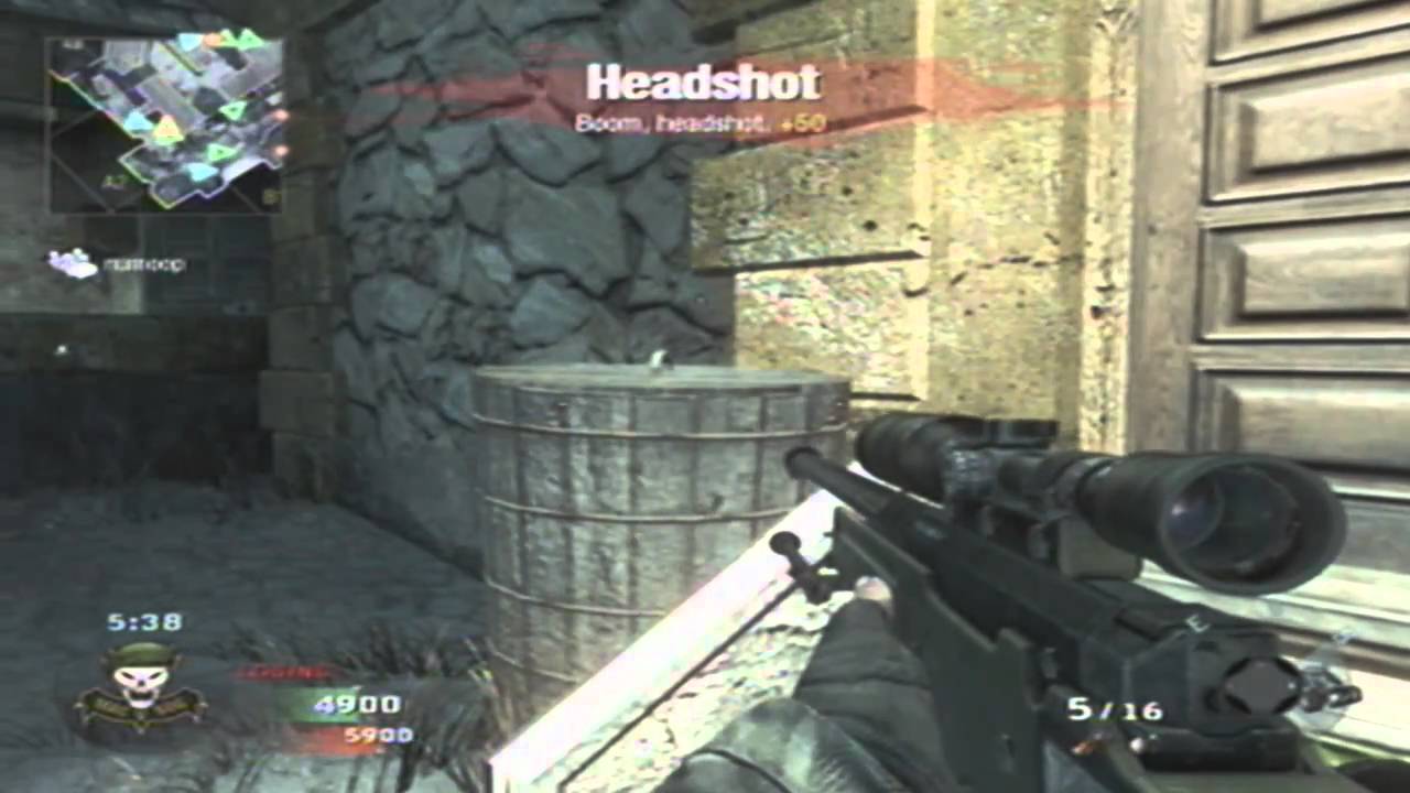 Call Of Duty: Black Ops Triple Headshot with L96A1 Sniper! (Public Game ...
