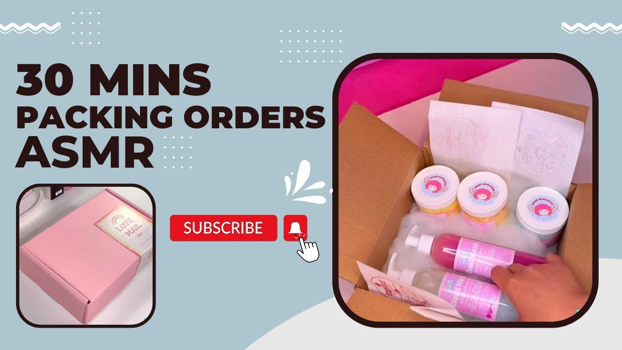 🎙️Do you like ASMR?🎧 Here's a 30 min random tiktok compilation of packing orders - YouTube
