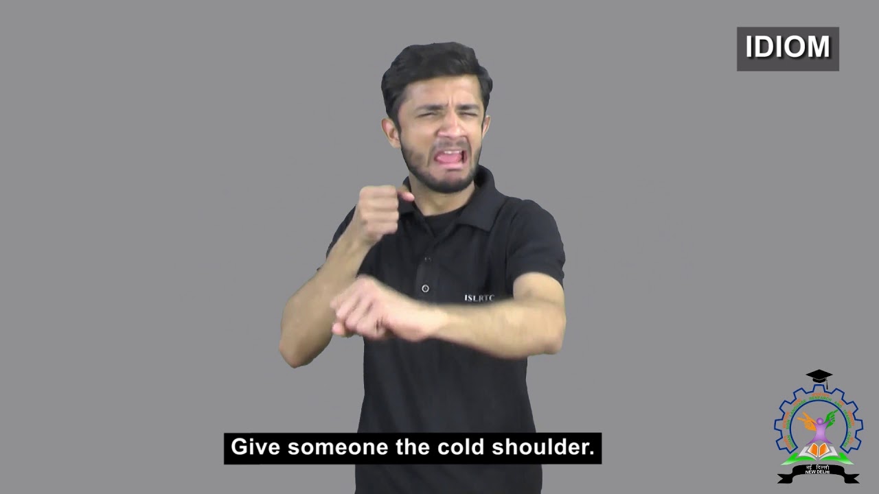 Give someone the cold shoulder - YouTube