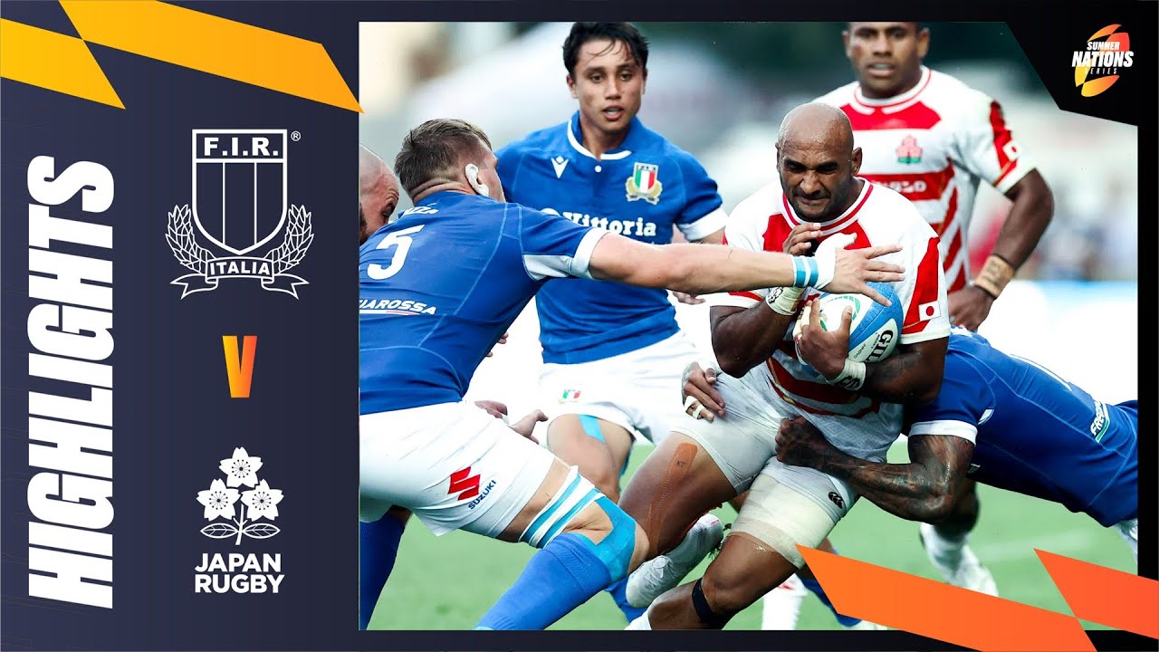 HIGHLIGHTS | Italy v Japan | Summer Nations Series - YouTube