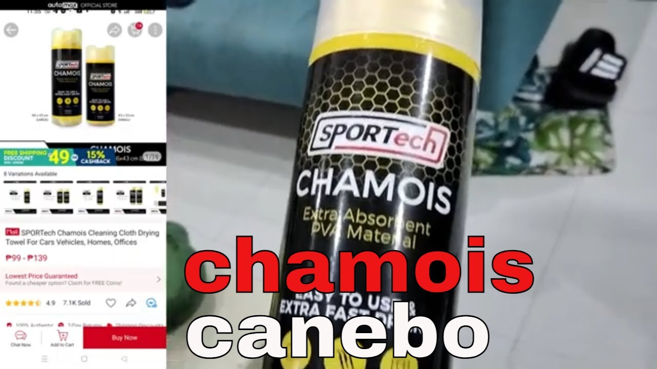 chamois cleaning cloth CANEBO unbox - YouTube