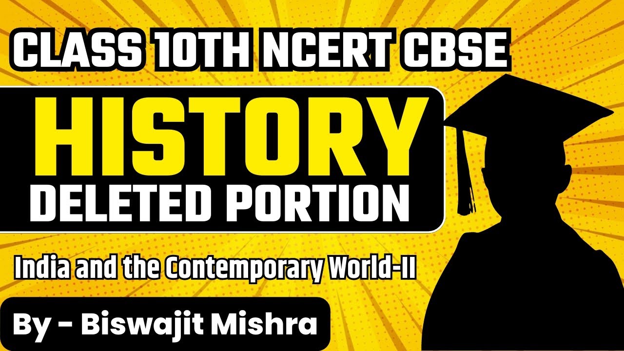 History Deleted Portion | NCERT Rationalised Content |New History NCERT ...