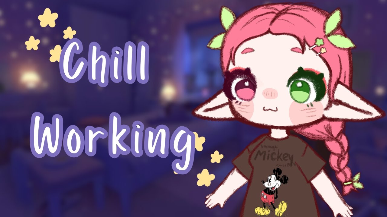 【WORKING ON COMMISSIONS】late night drawing 🌸🍑 - YouTube