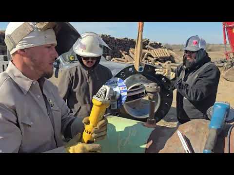 👉 “Welding a 12-Inch Flange on a Pig Launcher | Pipeline Welding in the ...