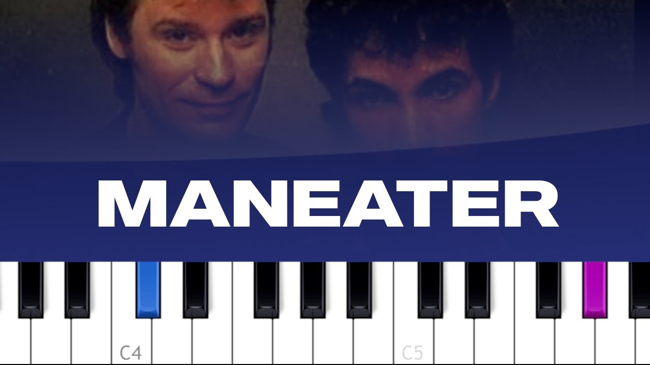 Daryl Hall & John Oates - Maneater (piano tutorial) - YouTube