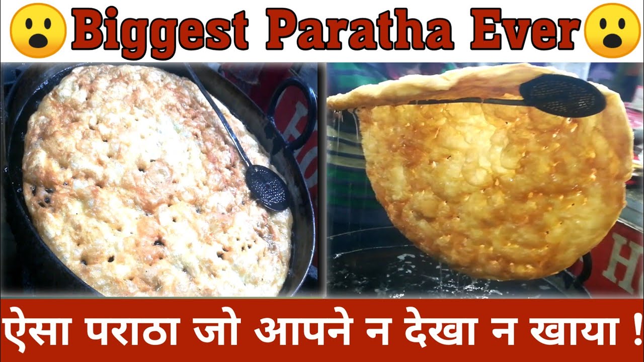 Biggest Paratha | Halwa Paratha | Making | Recipes - YouTube