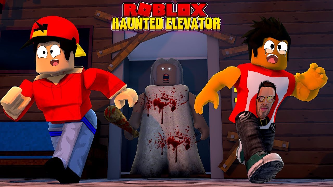 ROBLOX HAUNTED ELEVATOR - EVIL GRANNY TURNS UP IN THE HAUNTED ELEVATOR ...