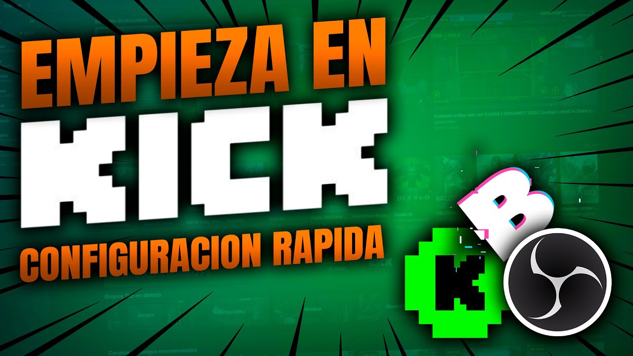 CÓMO HACER STREAMS EN KICK - tutorial rápido + alertas con botrix - YouTube