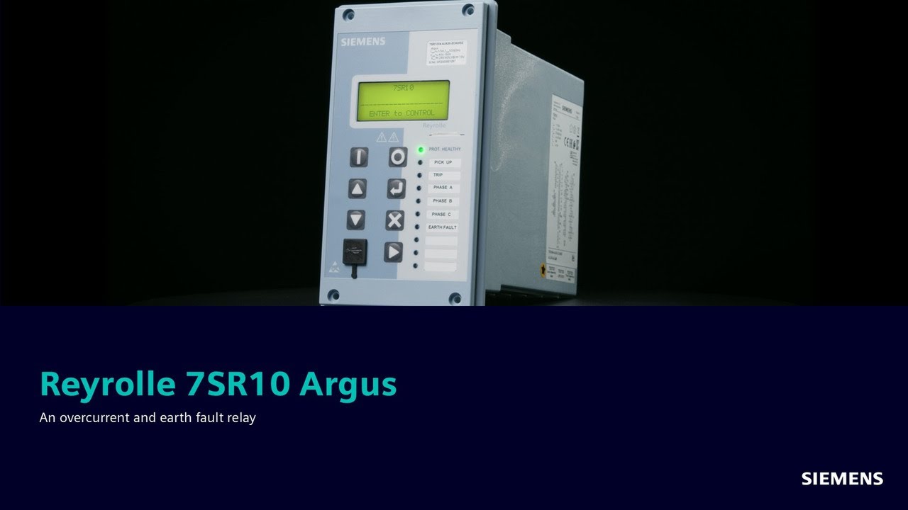 Overcurrent protection – Reyrolle 7SR10 - YouTube