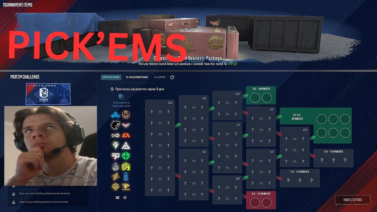 PGL Copenhagen CS2 Major Pick’Ems - Duplicate Opening Stage Picks - YouTube