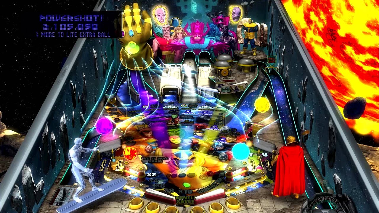 Pinball FX2 [PC] Marvel: The Infinity Gauntlet | Gameplay - YouTube