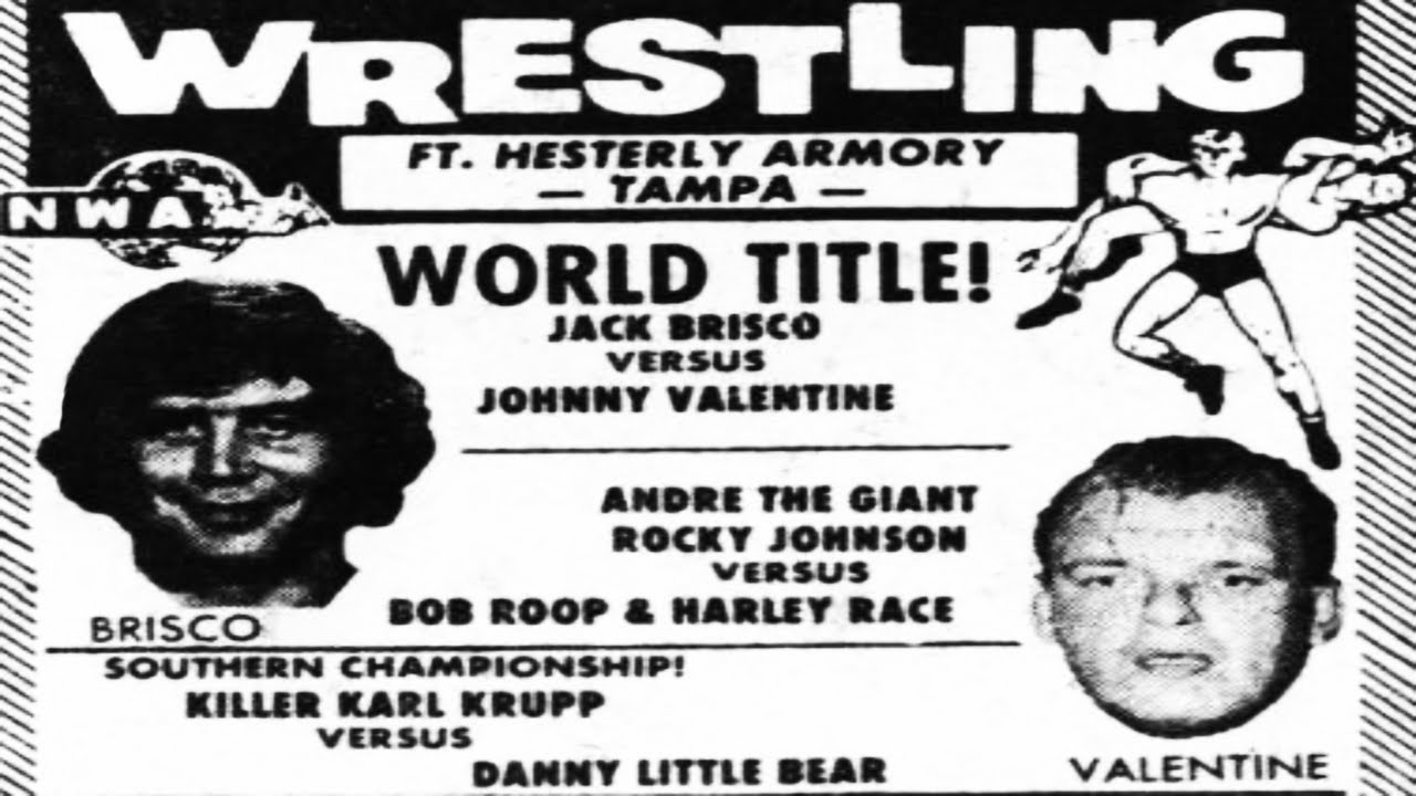 World Title! Jack Brisco vs Johnny Valentine (June 24th, 1975 ...