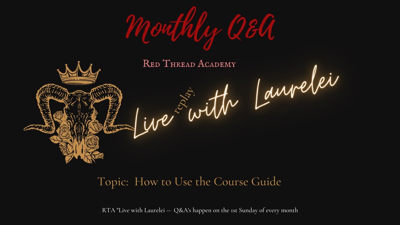 How to Use the RTA Course Guide -- Live with Laurelei replay March 2023 ...