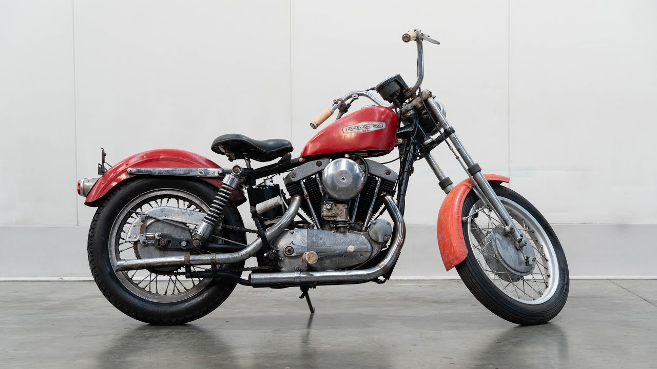 1959 Harley Davidson Model XLH Sportster - YouTube