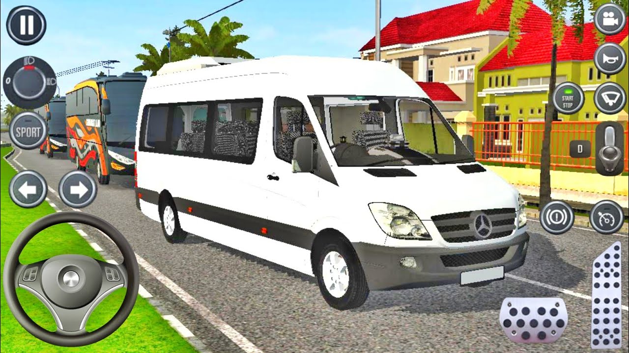 Mercedes Benz Printer Van Mod For Bus Simulator Indonesia - Bussid Mod ...
