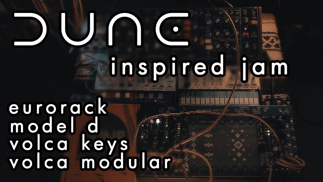 Dune Inspired Jam || Eurorack + Model D + Korg Volca Keys + Modular ...