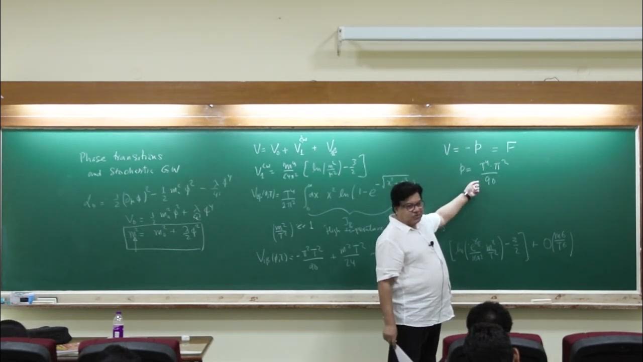 Lecture: 6 - Phase transitions and stochastic gravitational waves - YouTube