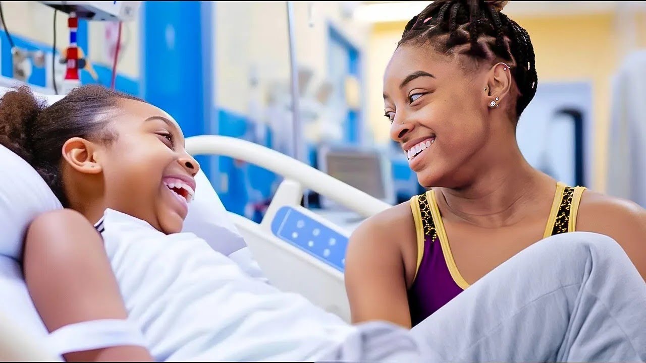 Dying Kid Says Final Goodbye, Then Simone Biles Shows Up.. Just Watch ...
