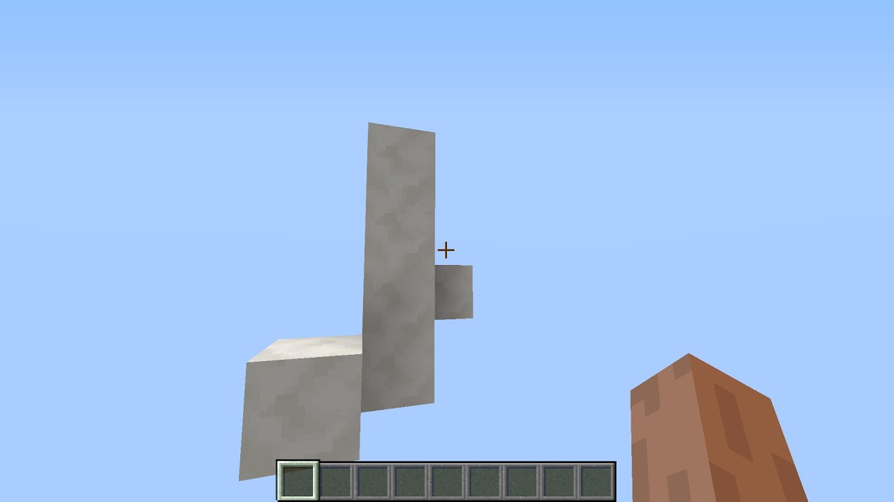 Diagonal 1 Block Neo raised by 1 Block at the end (Minecraft) - YouTube