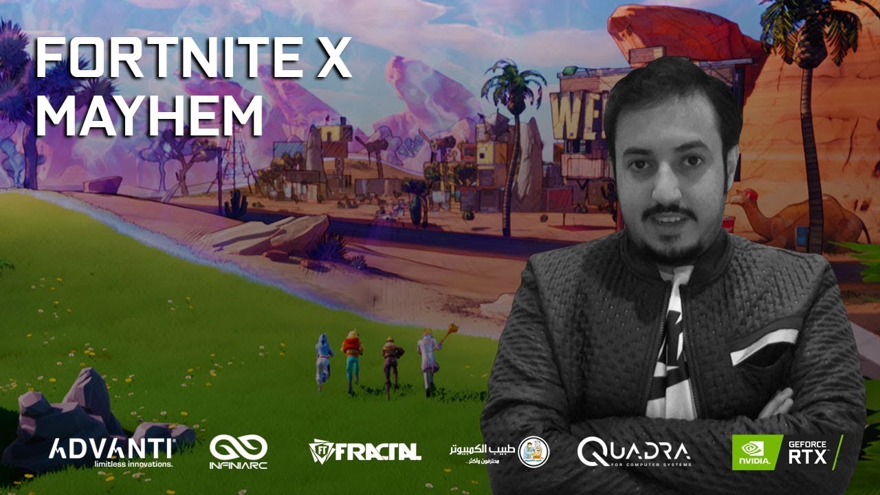 Fortnite X Mayhem | فورتنايت والتحديث الجديد مع تشوبرز - YouTube