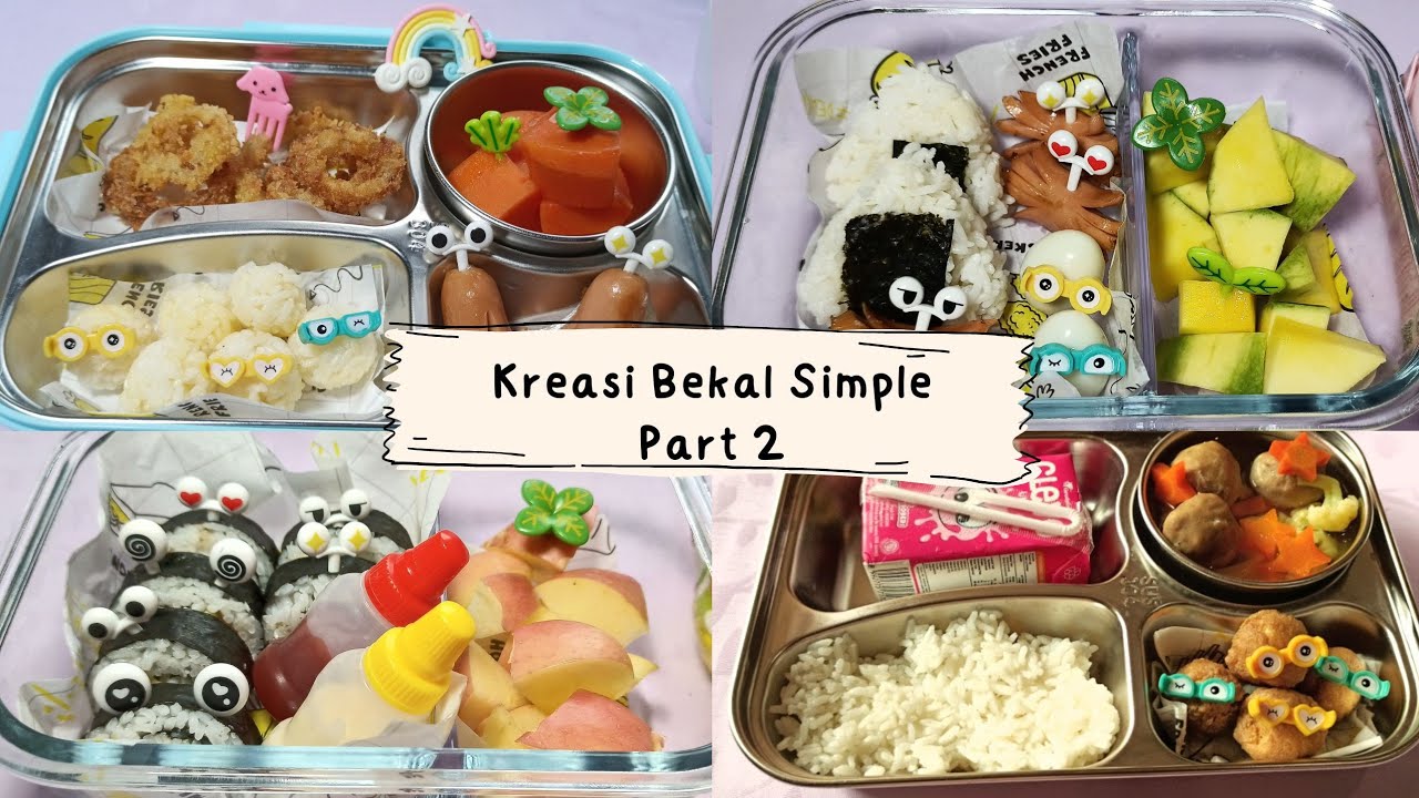 Ide Bekal Sekolah Anak | Simple Bento Ep. 2 - YouTube