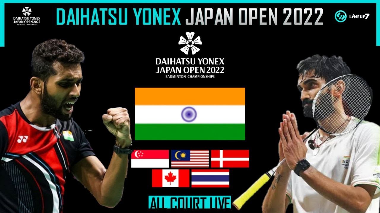 Live : Japan Open 2022 | Quarter Finals | India, Malaysia, Indonesia ...