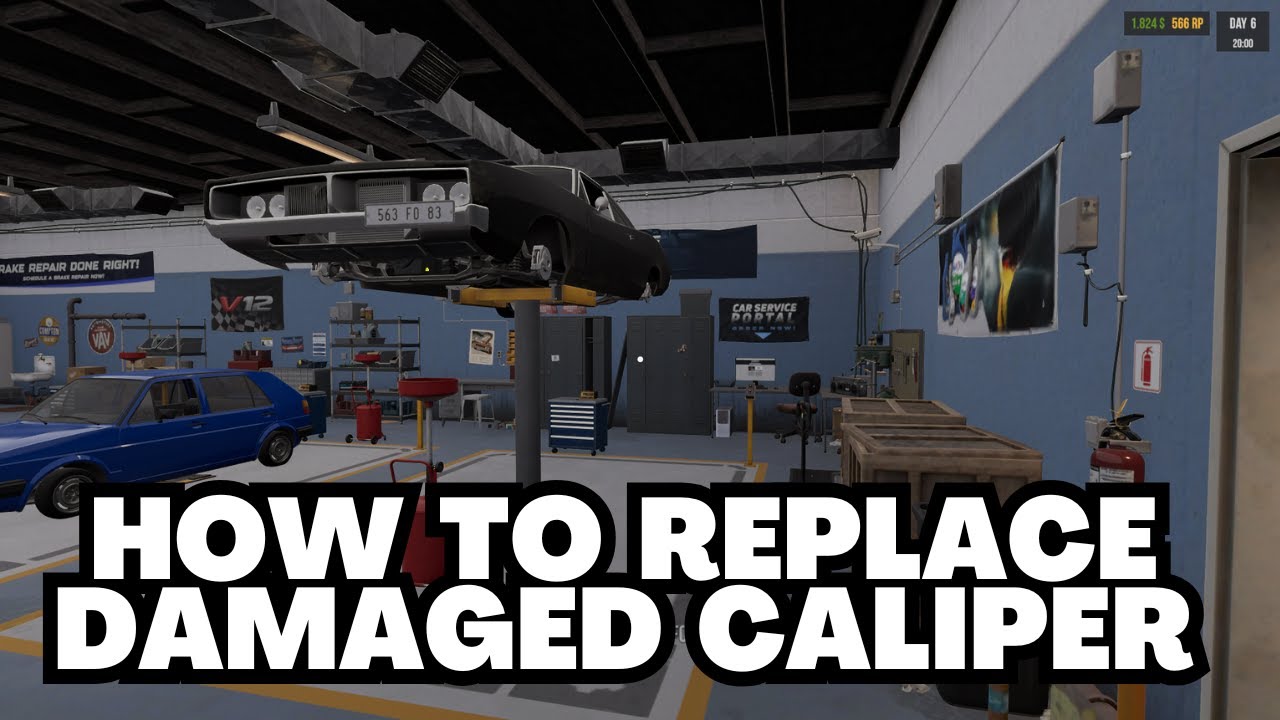 How to Find and Change a Damaged Caliper in Car Service Together - YouTube