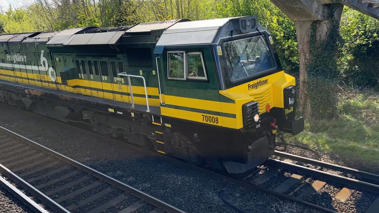 Class 70 | 70008 ‘60 Years of Freightliner’ | Freightliner - YouTube