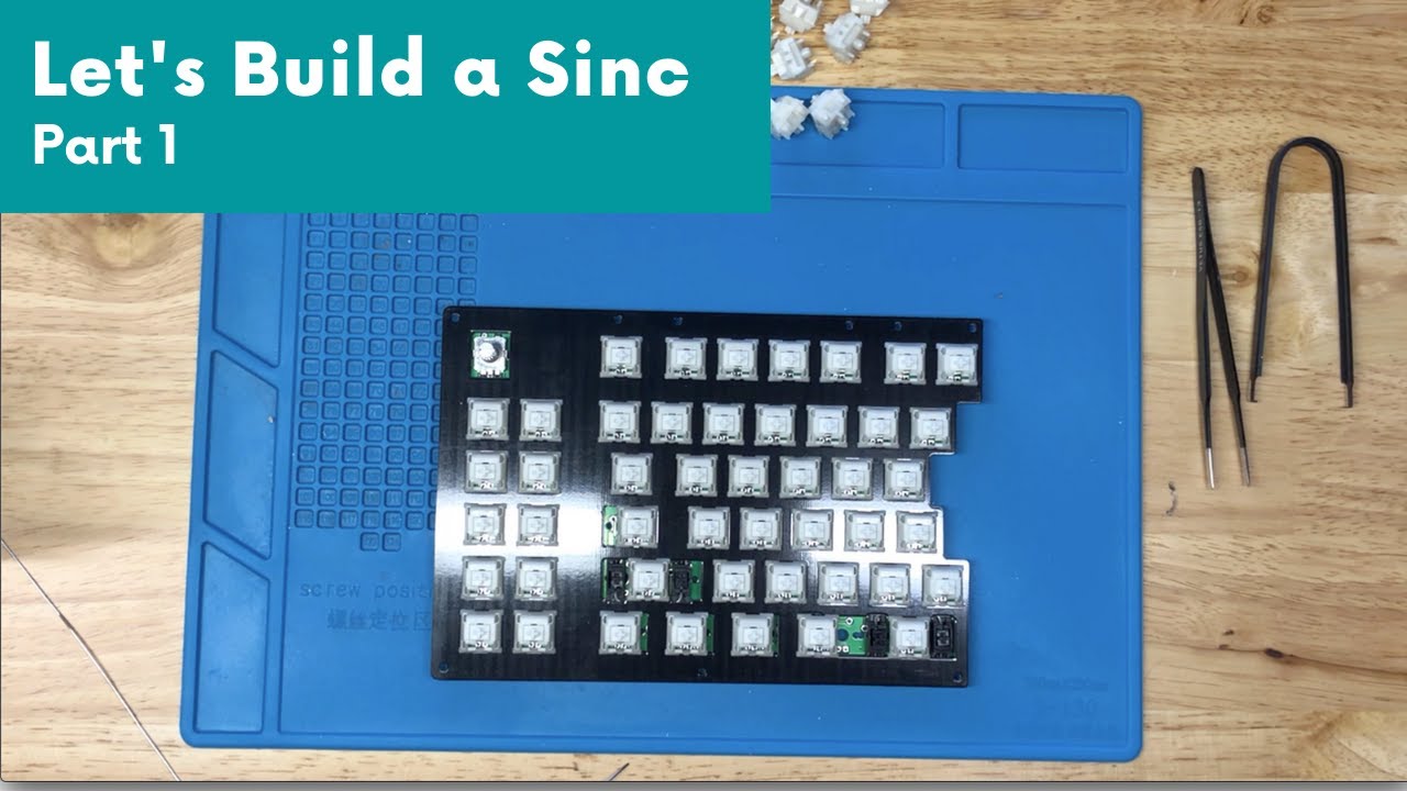 Building a Sinc Keyboard - Part 1 - YouTube