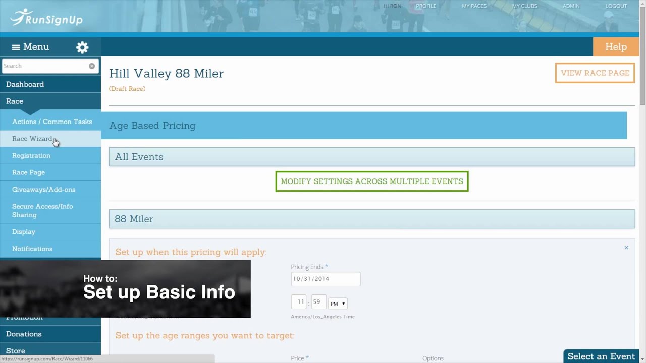 How to: Set Up Age Based Pricing - YouTube