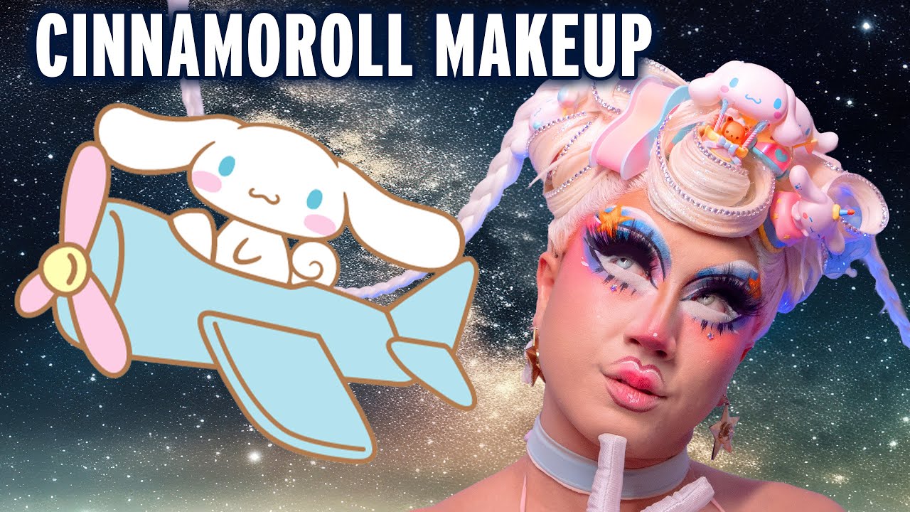 Cinnamoroll Makeup Tutorial GRWM | Lets Catch Up - YouTube