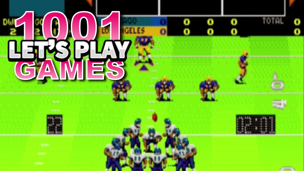 John Madden Football (Sega Genesis/Mega Drive) - Let's Play 1001 Games ...