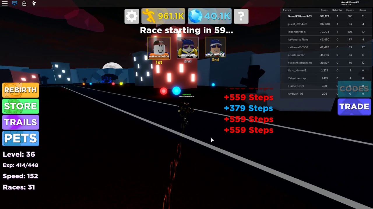 "The Flash Trail" Roblox Legend of Speed #3 - YouTube