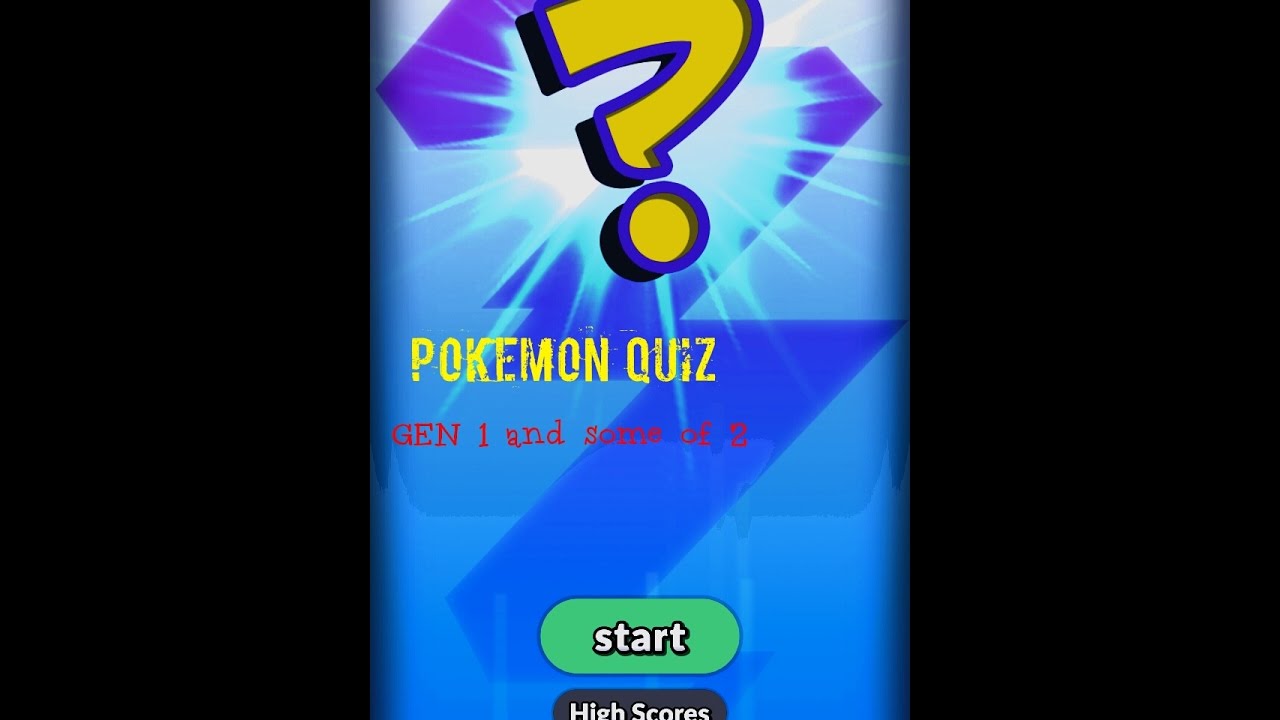 Pokemon quiz gen 1 again I gotta name them all - YouTube