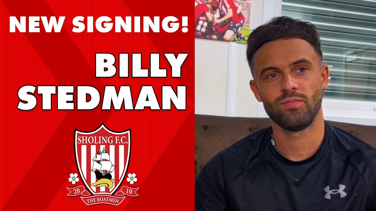 Billy Stedman signs for Sholing + Paul Doswell Interview - YouTube