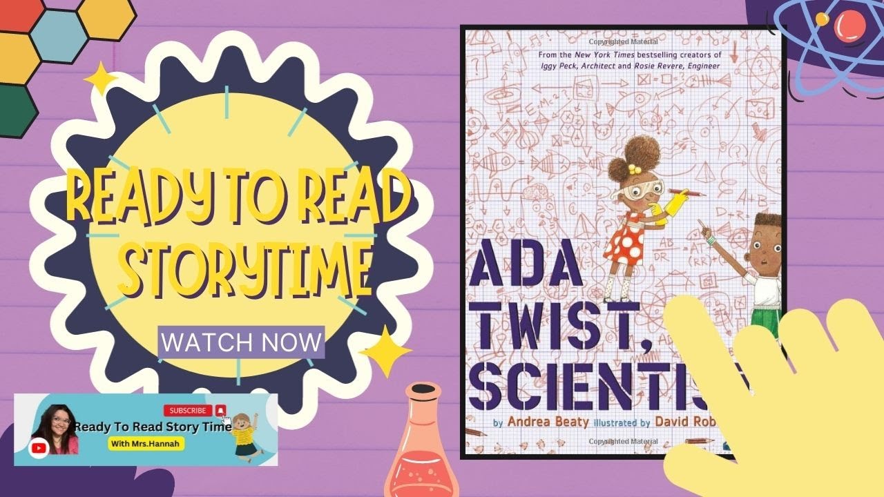Ready To Read Storytime "Ada Twist, Scientist Hardcover – Picture Book ...