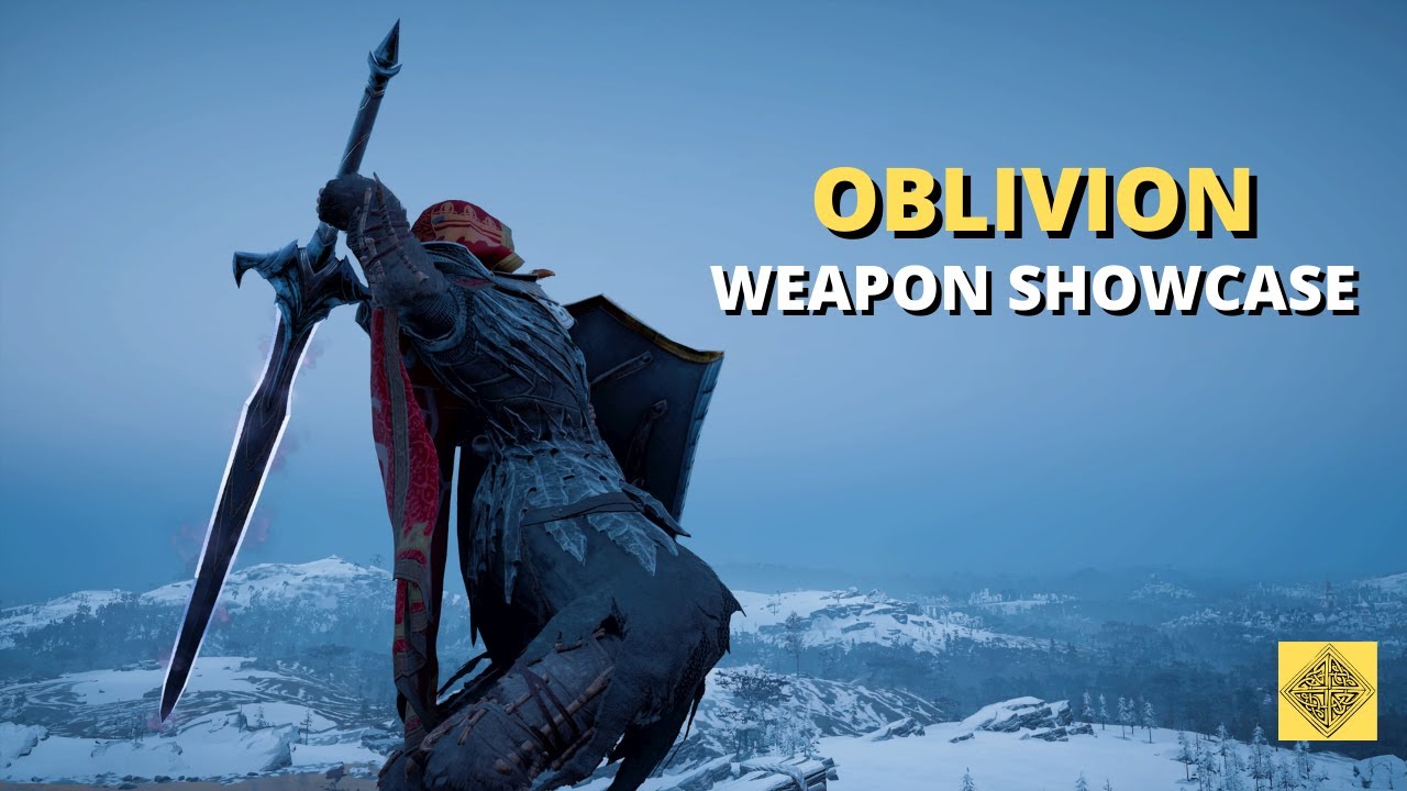 OBLIVION Divine Great Sword - Weapon Showcase | Assassin's Creed ...