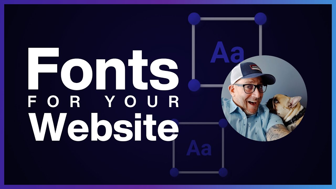 How to Best Use Fonts For Websites: Web Design Typography - YouTube