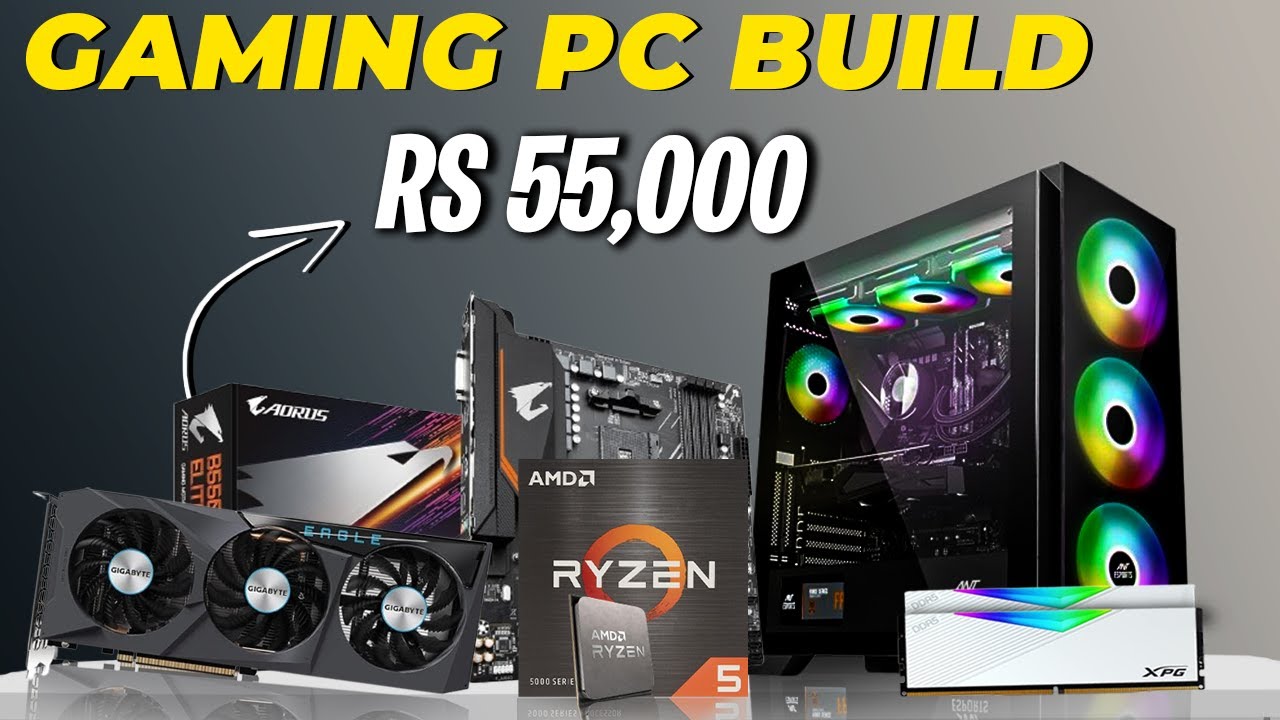 Gaming PC Build With RX 6600 Egale 8G Graphics Card 🔥 Best Gaming PC ...